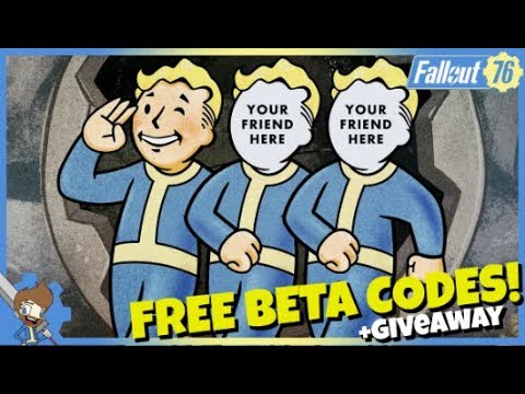 FALLOUT 76 - FREE BETA CODES! (Giveaway) - YouTube