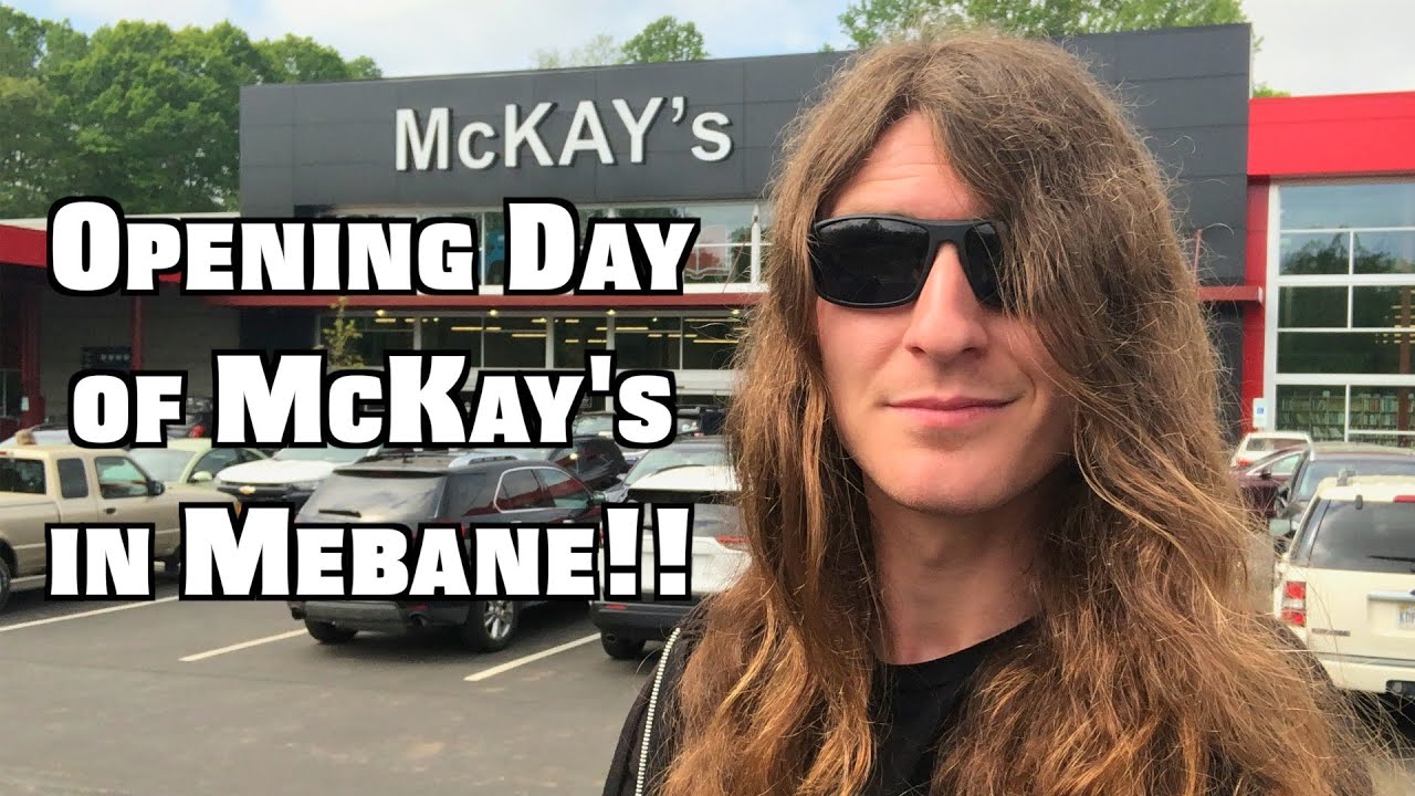 Opening Day of McKay's in Mebane!! - YouTube