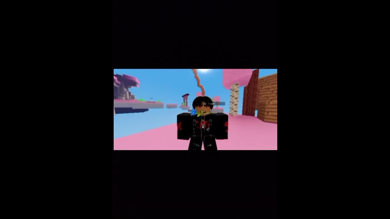 When U Find A Flying Hacker In Roblox bedwars #shorts - YouTube