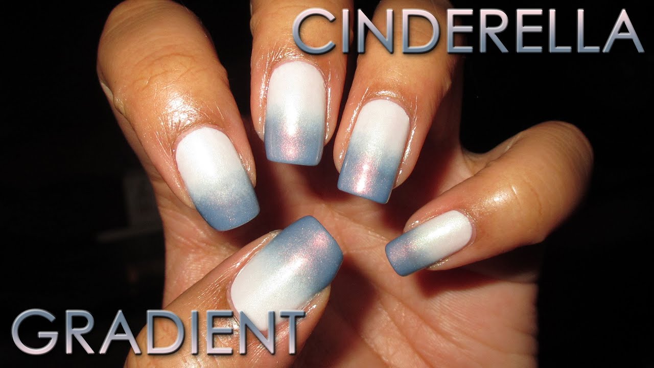Cinderella Gradient | DIY Nail Art Tutorial - YouTube