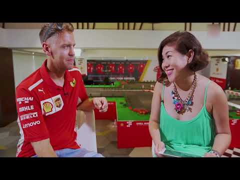 Sebastian Vettel Being an ABSOLUTE FLIRT