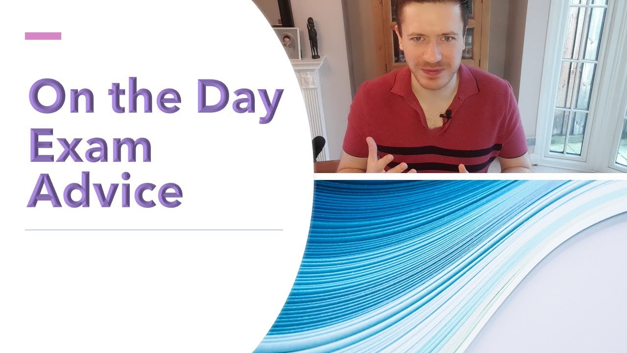 On the Day Exam Advice (backed by science) - YouTube