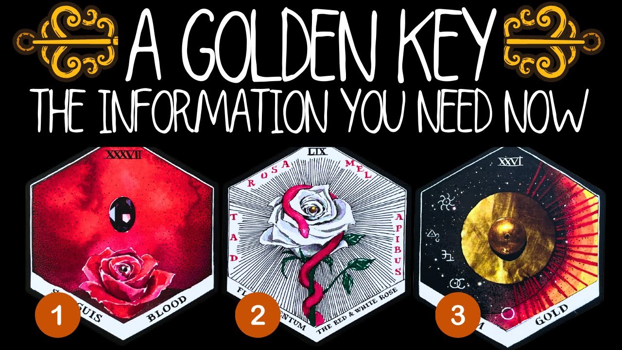 A Golden Key 👉The Piece Of Info You Need Now?! 🕯️🌏🔔 PICK A CARD 🃏👆 ...