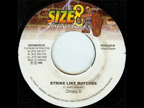 Crissy D - Strike Like Matches (Pot Cover Riddim) 1998 {Size 8} - YouTube