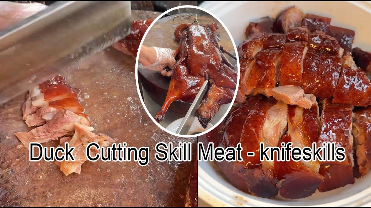 Duck Cutting Skill Meat | knife skills - YouTube