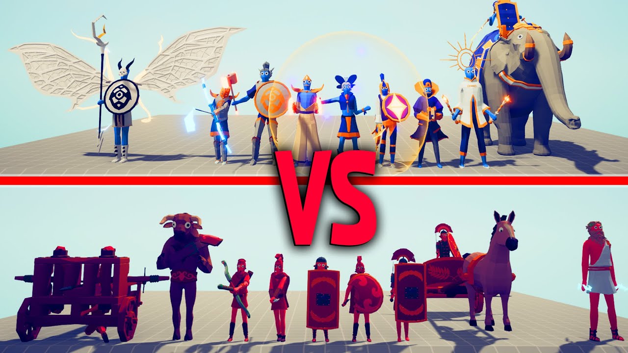 ANCIENT TEAM vs GOOD TEAM | TABS - Totally Accurate Battle Simulator ...