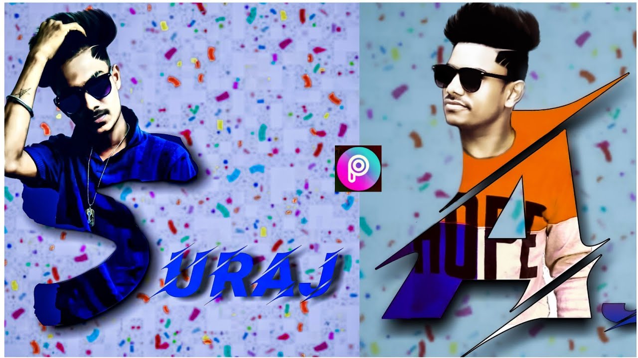 how to edit name text photo ||PicsArt text photo tutorial | letter ...