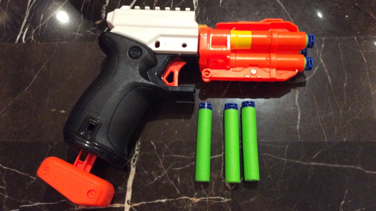 Nerf Rival Knockout + Dualstrike modification - YouTube