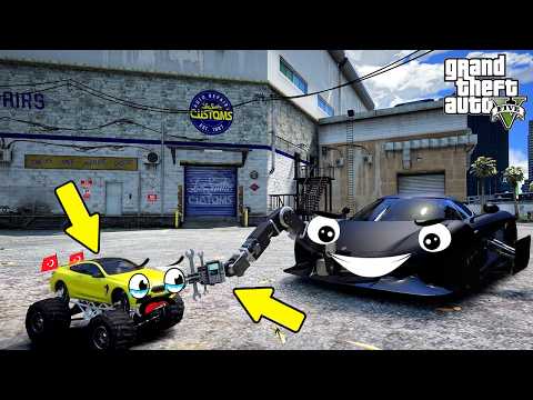 LITTLE TRUCK GETS A SECRET BMW MOD FROM HIS MOM! - GTA 5