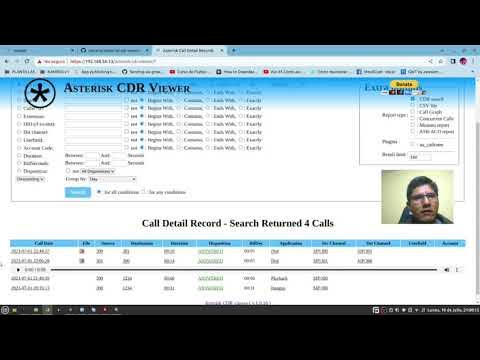 Instalación fork asterisk-cdr-viewer con grabadora de llamadas (audio nativo) - código fuente ...