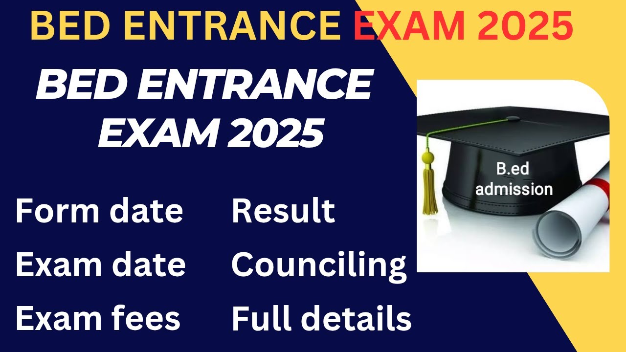 up bed entrance exam form 2025 | up bed entrance exam notification 2025 ...