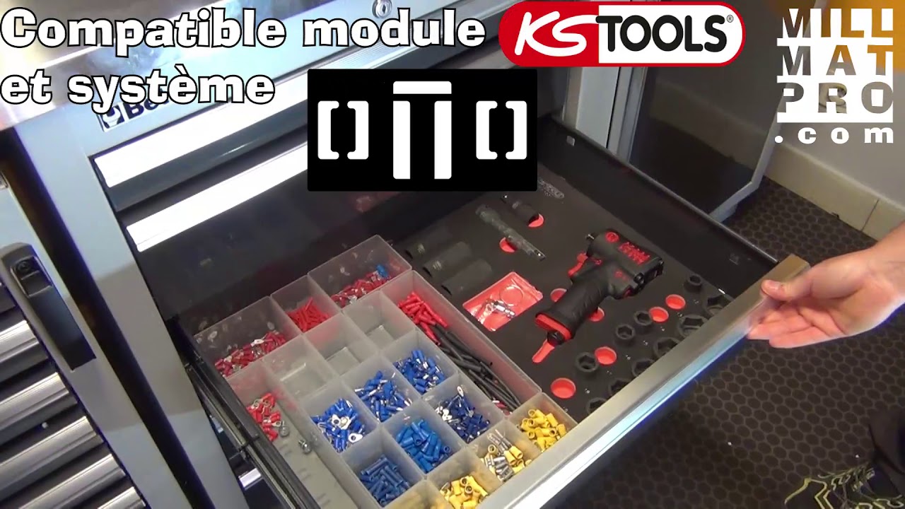 Mobilier d'atelier Beta C45, version complète - YouTube