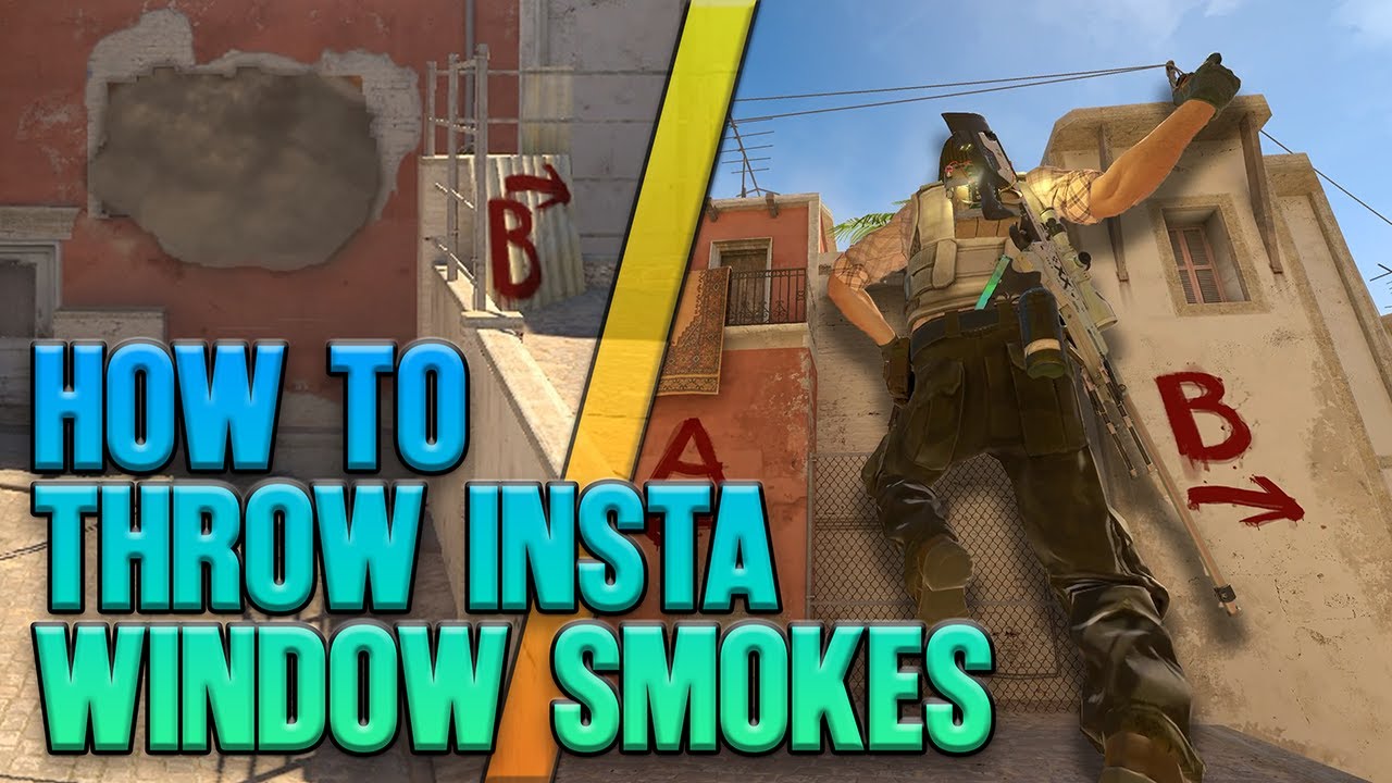 How to Throw Instant Window Smokes on Mirage (CS2) - YouTube