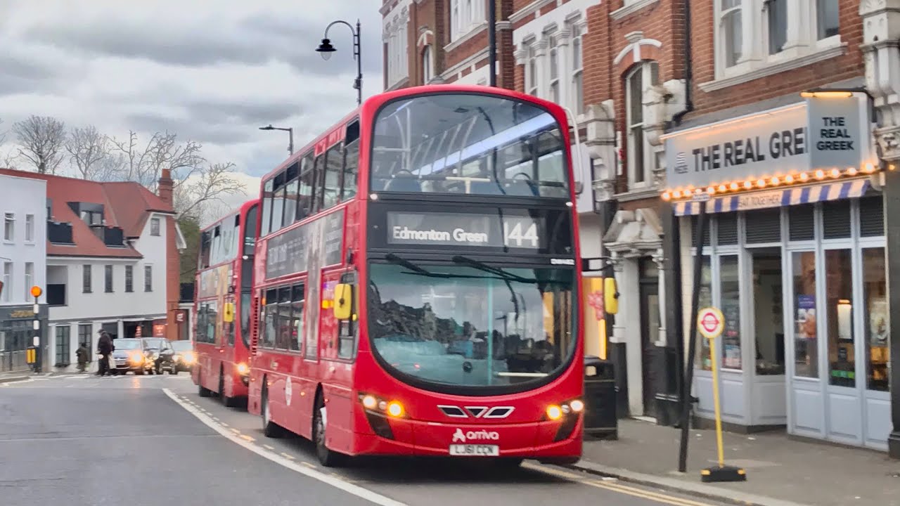 *Kickdown + Loud Voith* Journey On Arriva London Route 144 | LJ61CCN ...