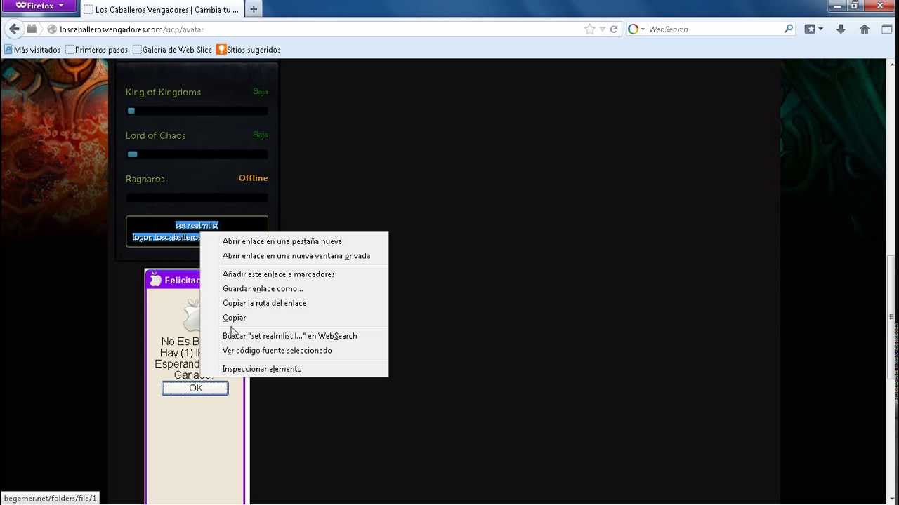 COMO CAMBIAR EL REALMLIST DE WOW - YouTube