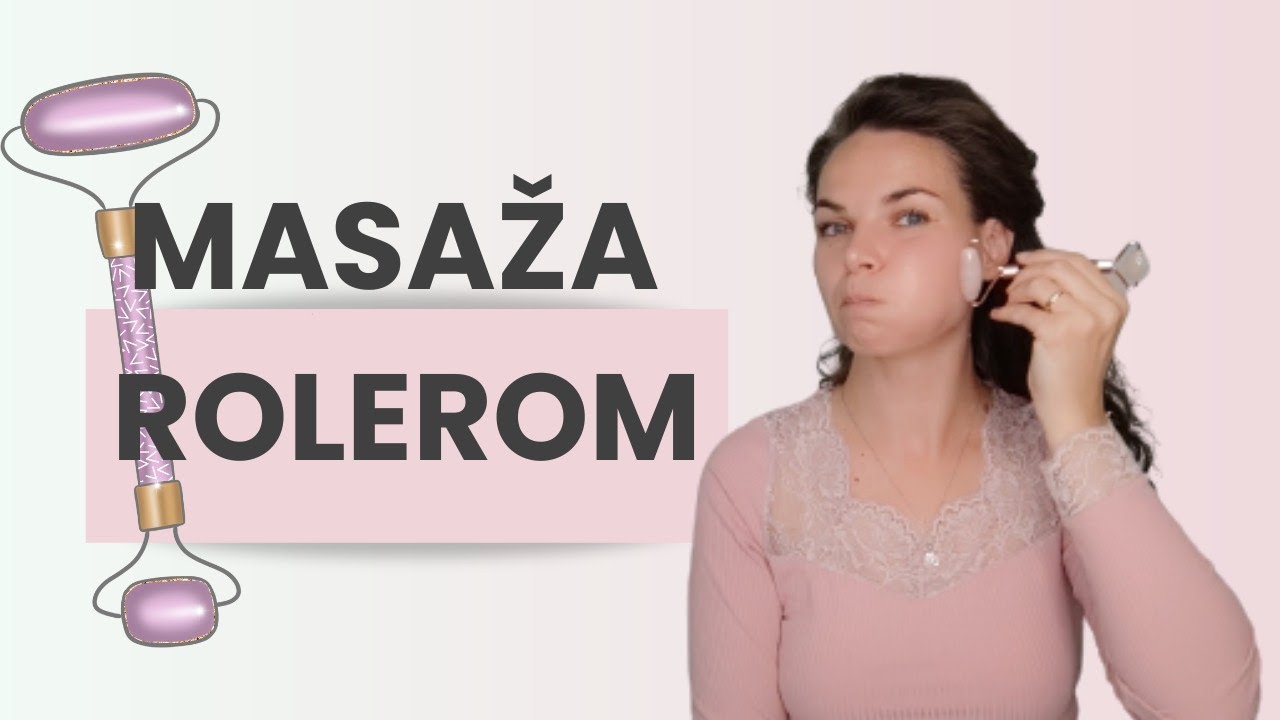 Podmladjivanje rolerom za masazu lica / limfna drenaza lica - YouTube