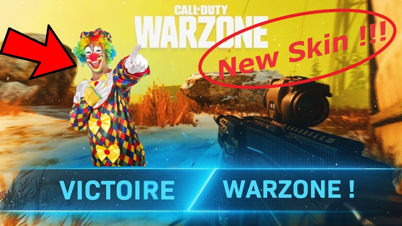 TOP 1 AVEC LE NOUVEAU SKIN "CLOWN" SUR WARZONE ! (+20 Kills) - YouTube