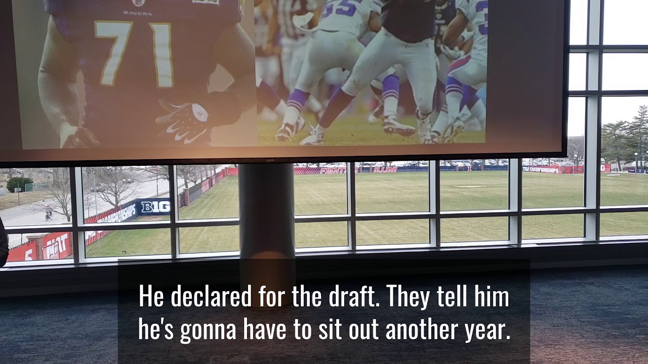 Jared Gaither is the best offensive lineman I have ever seen anywhere ...