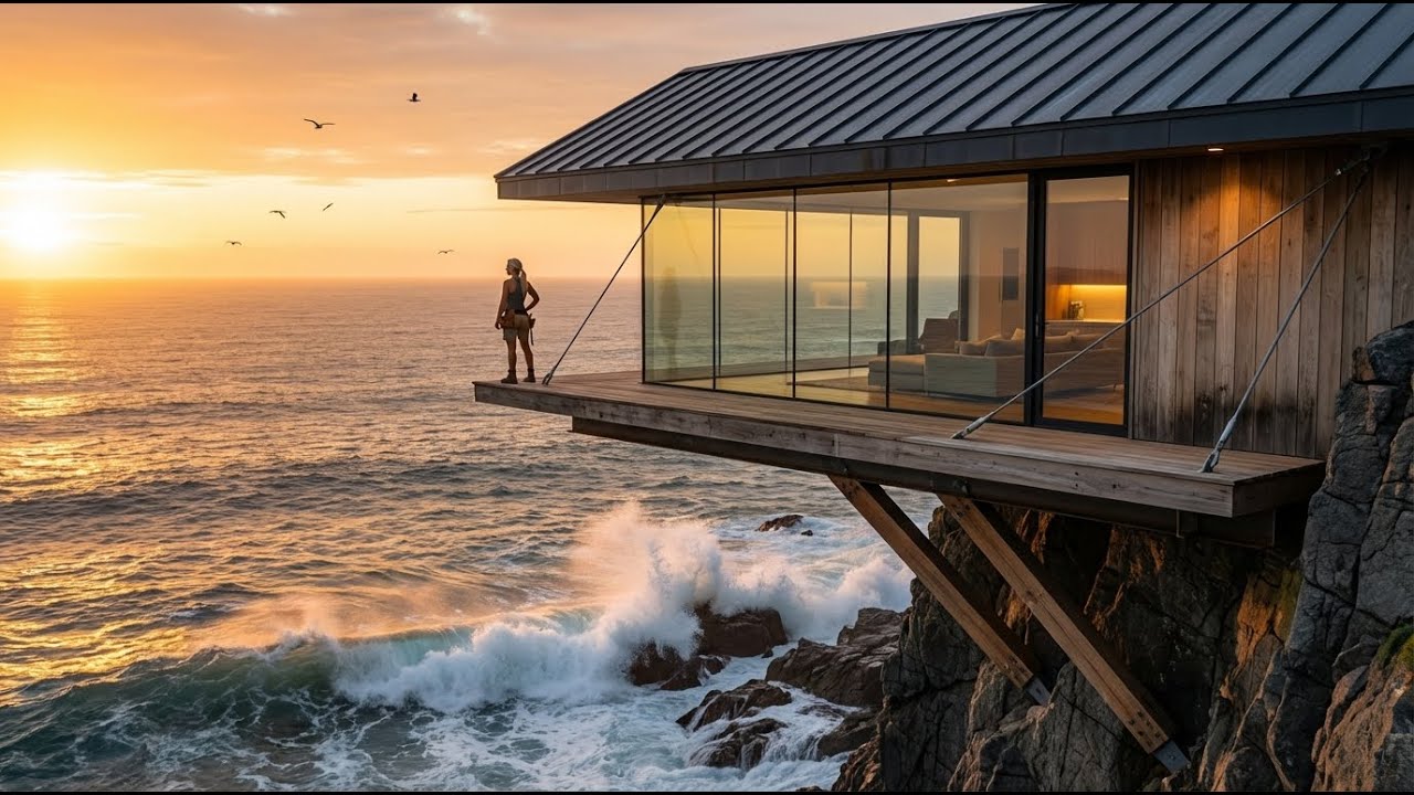 Inside the Most DANGEROUS Build From Cliff Foundation to Luxury Ocean ...
