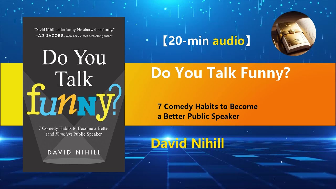 "Say Goodbye to Stage Fright! Learn Comedy from 'Do You Talk Funny?' 🎤👋 ...