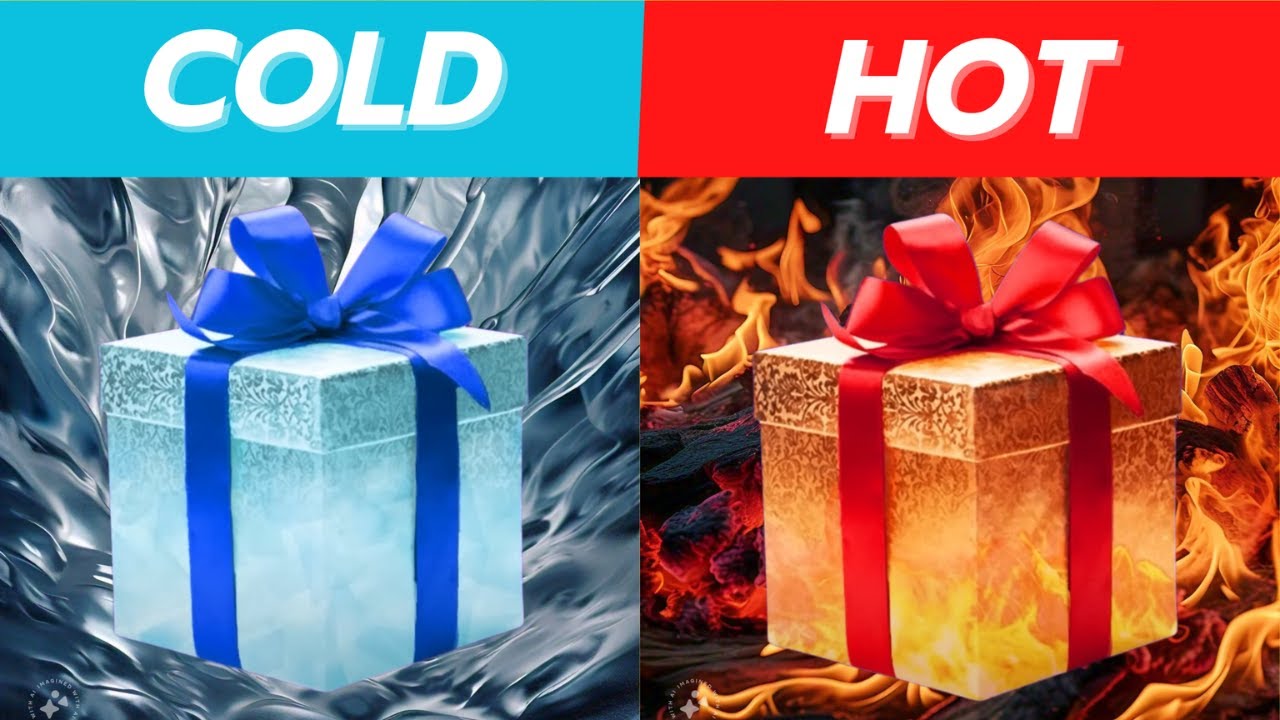 Hot Gifts vs Cold Gifts🔥 ️– Who Picks the Perfect Surprise🎁? - YouTube