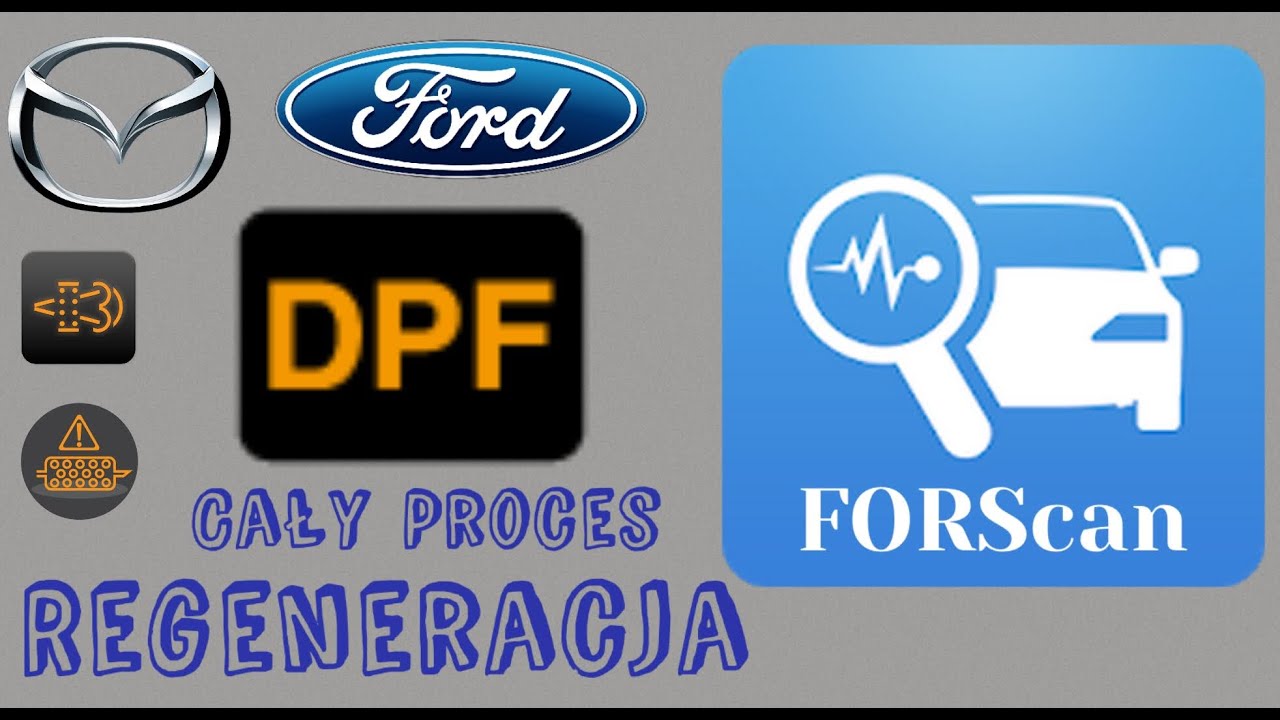 DPF - Filter Cząstek Stałych Regeneracja Statyczna Forscan + ELM 327 ...