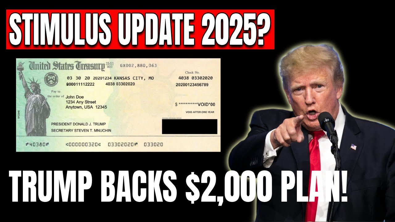🚨 Trump Supports New Stimulus Plan — What It Means for Your Payments! 🚨 ...