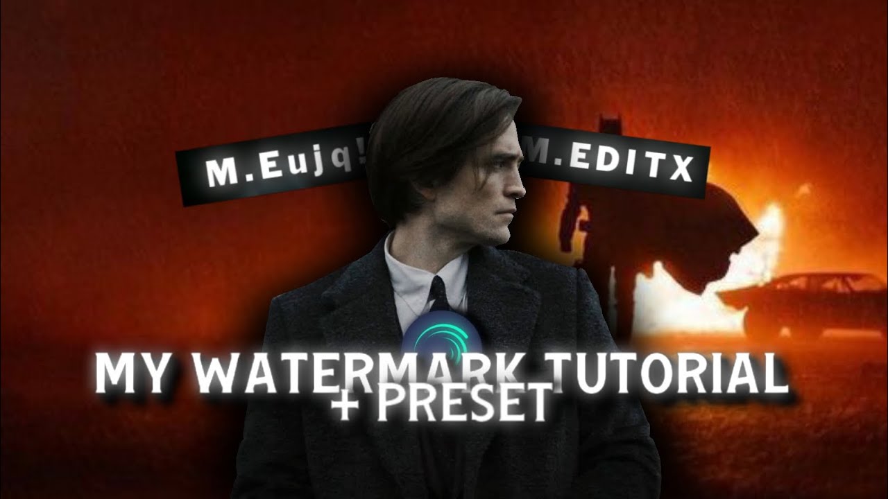 Alight Motion | My Watermark | Tutorial+ Preset | - YouTube