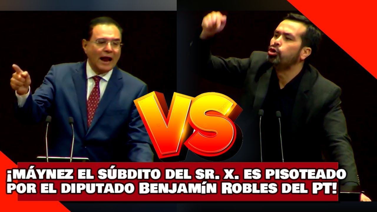 ¡VEAN! ¡MÁYNEZ El SÚBDITO de CLAUDIO. X. es PISOTEADO por el Diputado ...