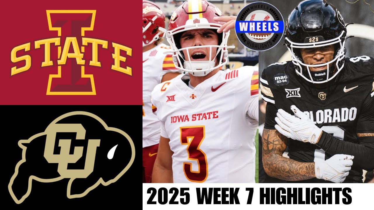 #22 Iowa State vs Colorado Highlights | Week 7 | 2025 College Football ...