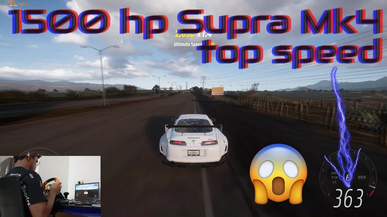 1500hp Supra Mk4 top speed - Forza Horizon 5 - YouTube