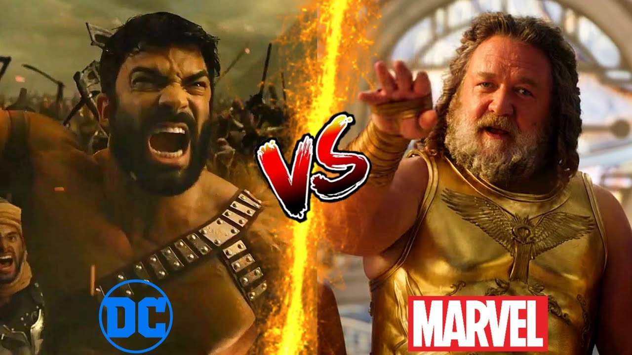 mcu zeus vs dceu zeus // sonpari vs warrior 😂 // in hindi // aj verse ...