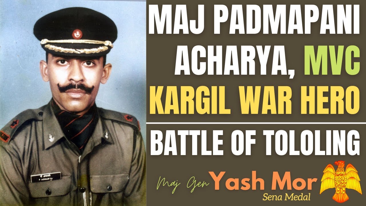 Major Padmapani Acharya MVC 2 Raj Rif Kargil War Hero | Battle of ...