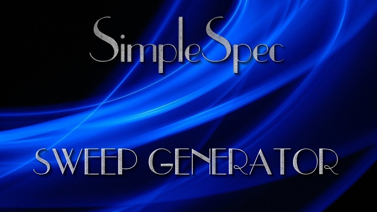 Simple Spectrum Analyzer Sweep Generator - YouTube