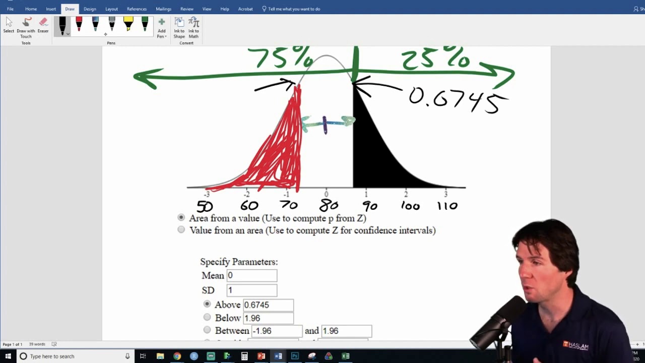 Exam Advice - How to Solve Normal Curve Questions - YouTube