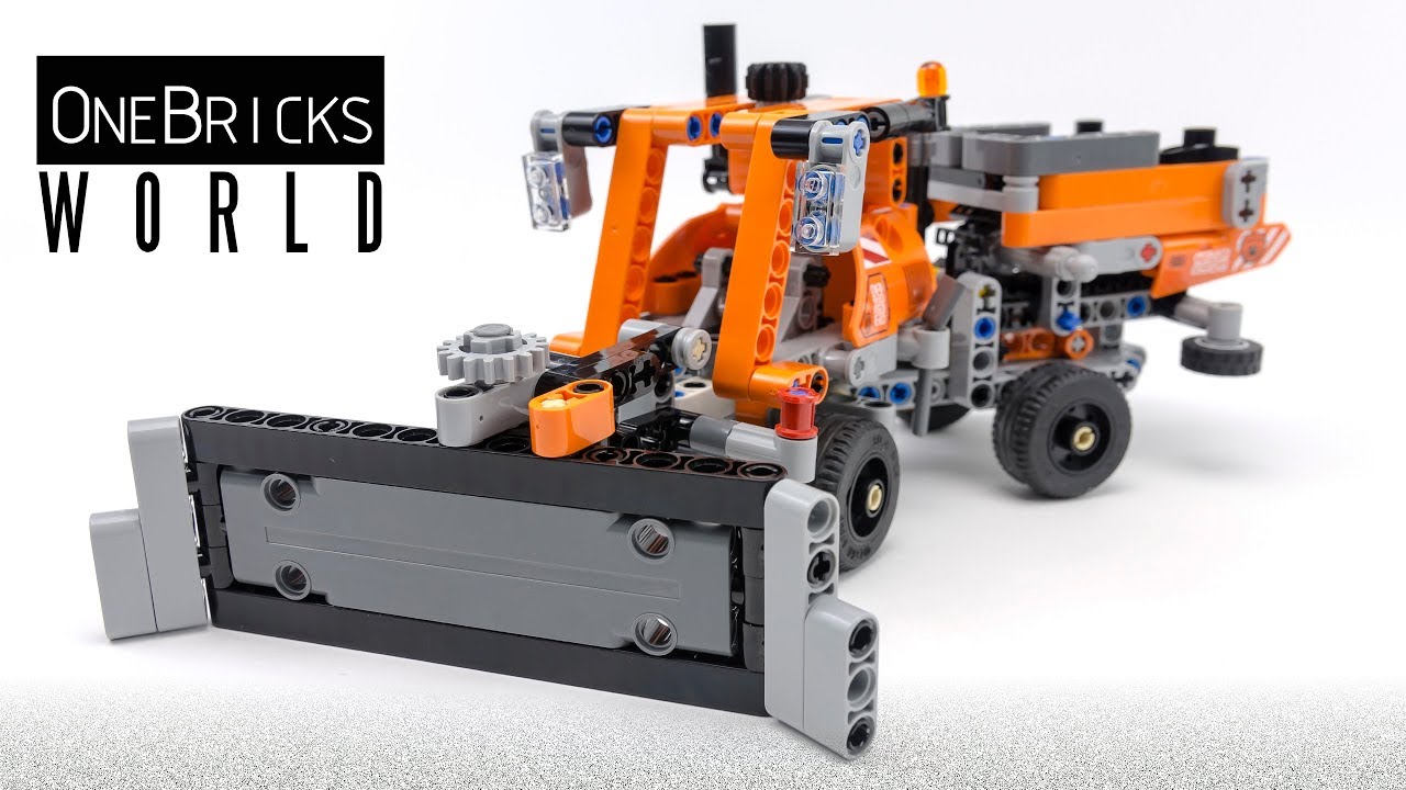 LEGO Technic 42060 Mini Gritter with Plow – Lego Speed Build Video ...