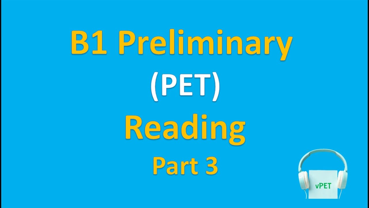 B1 Preliminary (PET) Reading Part 3 (Multiple Choice) with answers ...