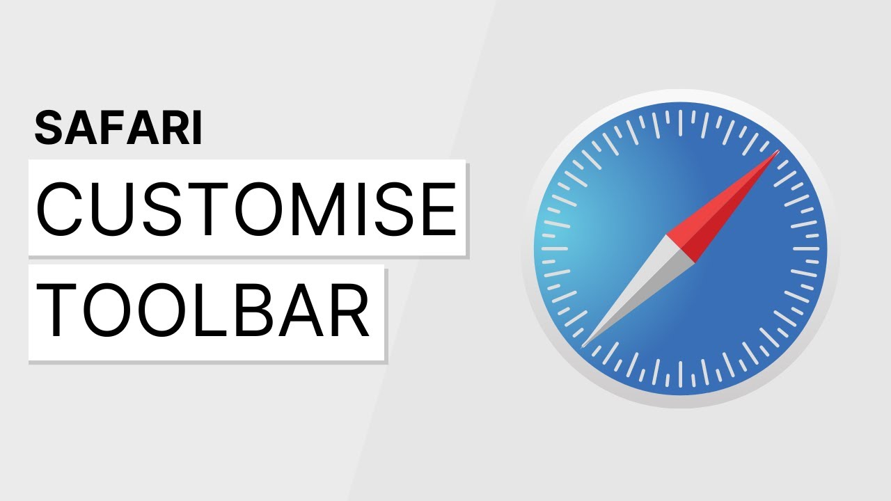 How to Customise Safari Toolbar on Mac - YouTube
