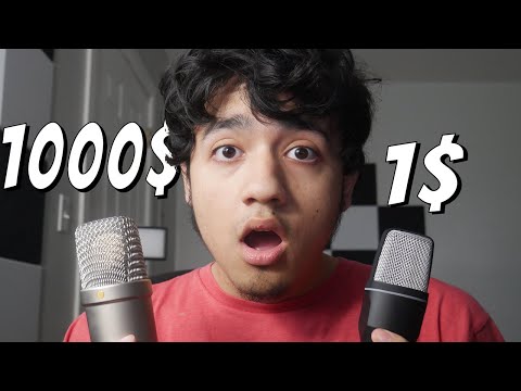 $1 Microphone vs $1000 Microphone ASMR