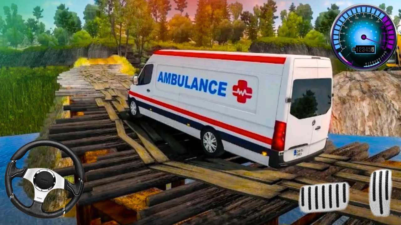 Trump Driving Emergency US Ambulance - Ambulance Driving Simulator Gameplay - ByteBlitz TV - YouTube