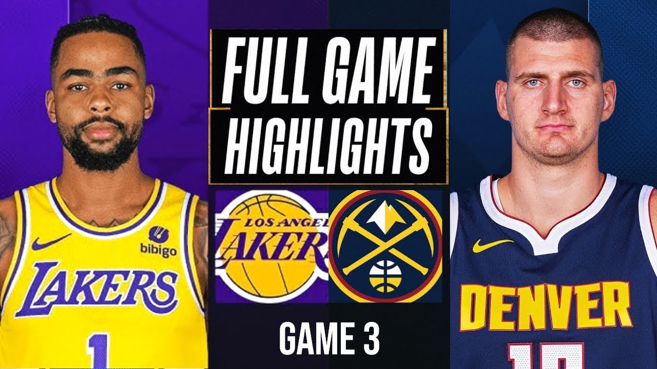 LAKERS vs NUGGETS Full Game 3 Highlights | April 24, 2024 | NBA ...