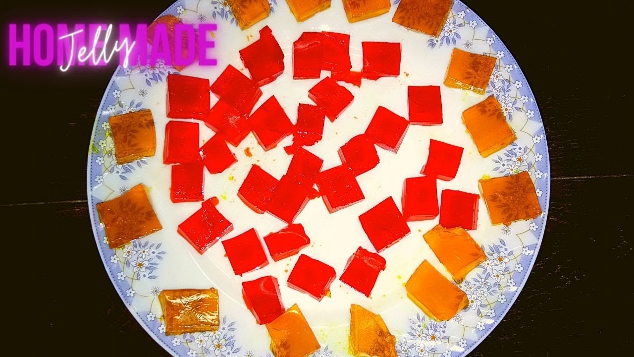 #19 Jelly | Home Made Jelly Recipe | Basic Jelly Recipe| Jiggle-Wiggly ...