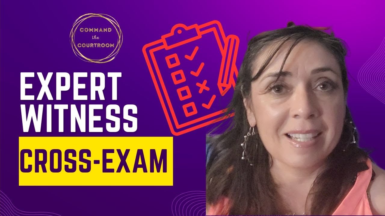 Expert Witness Cross Examination: Five Effective Strategies - YouTube