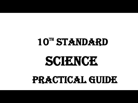 TN10thstd |Science|Practical Guide|ReducedSyllabus|Practical exam2022 ...