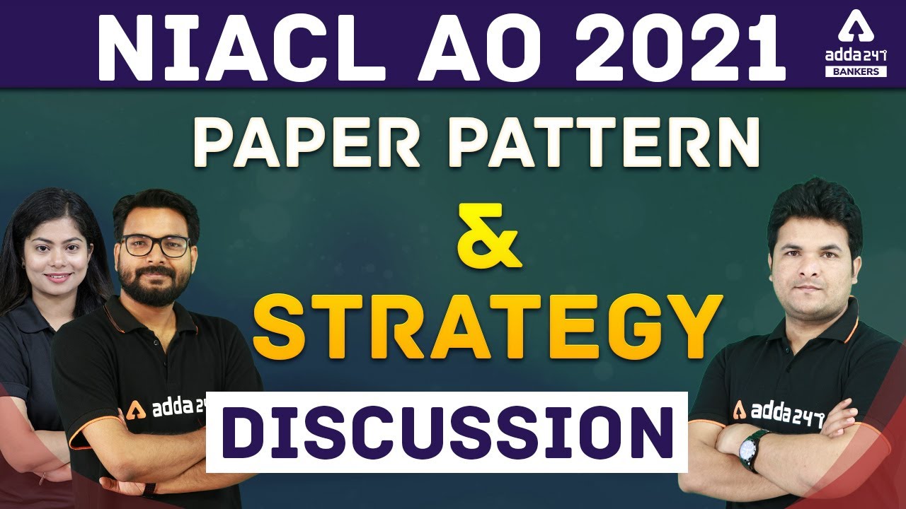 NIACL AO 2021 | Paper Pattern & Strategy Discussion - YouTube