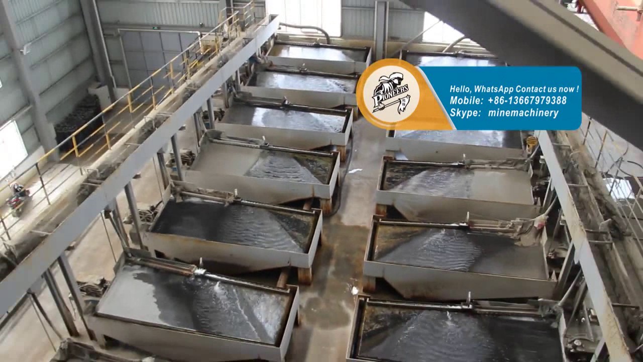 SHAKING TABLE CONCENTRATOR - YouTube