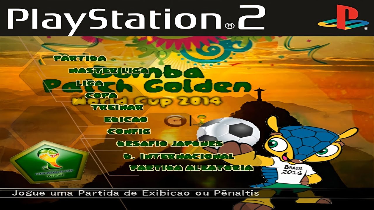 BOMBA PATCH 2014 GOLDEN COPA DO MUNDO ISO PLAYSTATION 2 - YouTube