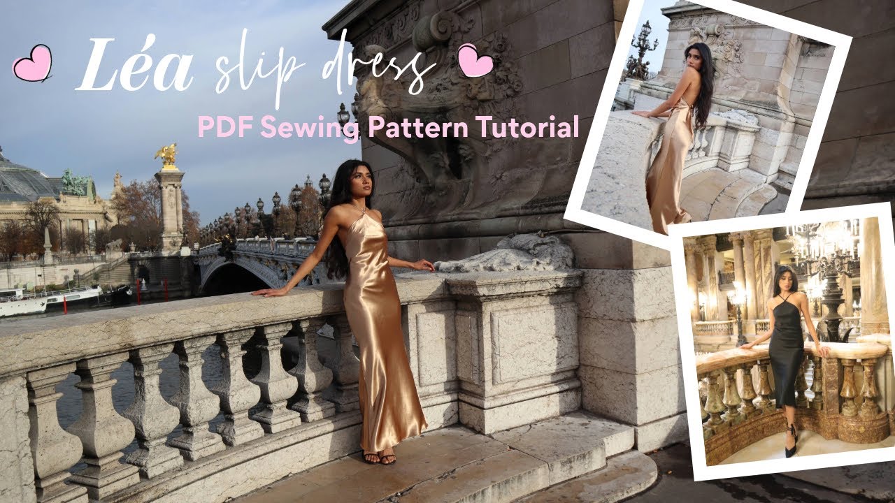 Make the Perfect Parisian Slip Dress Part 1 (Léa Slip Dress Sewing ...