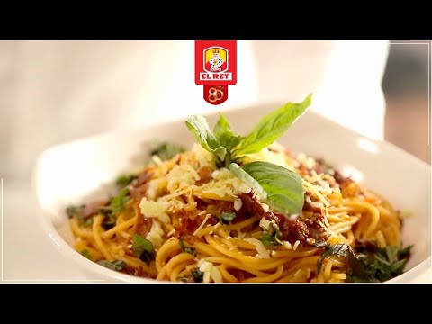 Receta - Pasta con Tocineta - YouTube