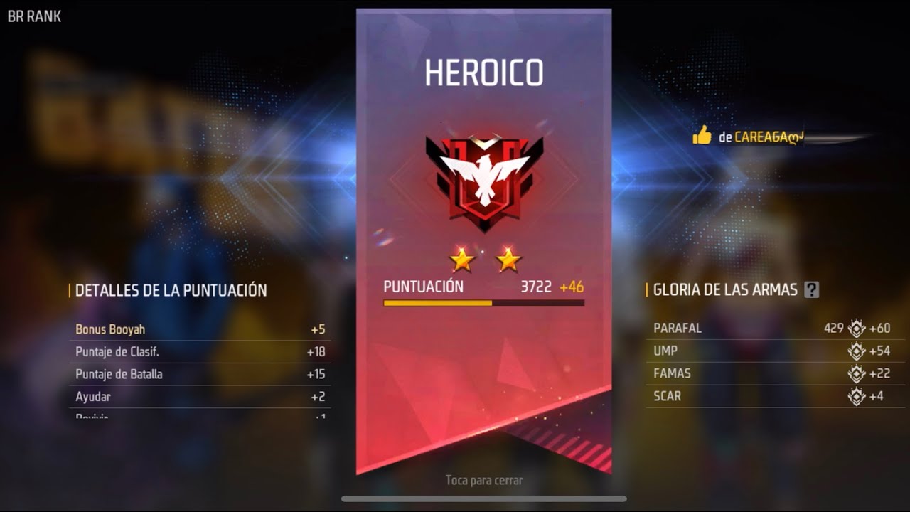 Subiendo al nuevo Rango Heroico Elite Free Fire Ya casi - YouTube